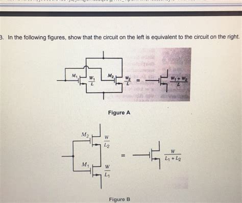 Solved In The Following Figures Show That The Circuit On Chegg Com