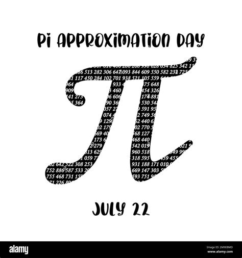 Happy International Day Of Mathematics Vector Background Illustration World Pi Day Banner Stock