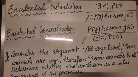 L 38existential Instantiation Existential Generalizationmca 1st Sem Discrete Mathematics