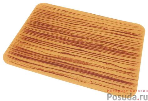 Доска разделочная гибкая нескользящая 38 X 27 см под дерево арт Tsf3827d2 купить в Москве по