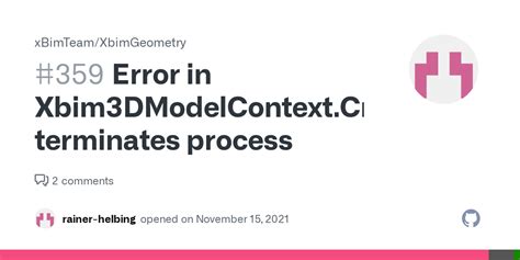 error in xbim3dmodelcontext createcontext terminates process · issue