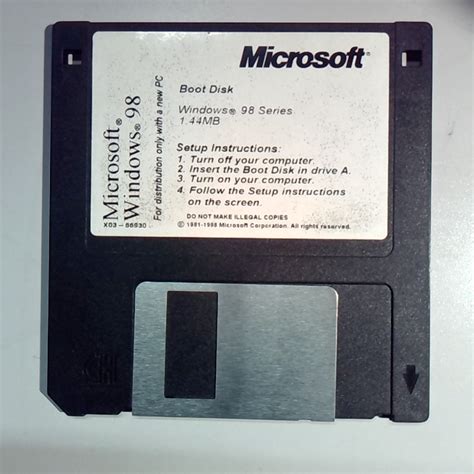 Microsoft Windows 98 Boot Disk X03 66930 Microsoft Corporation
