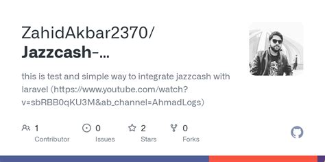 Github Zahidakbar2370jazzcash Paymentgateway Laravel This Is Test