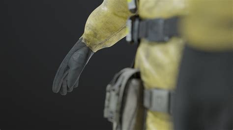 Hazmat Nbc Suit Rigged 3d Model Rigged Cgtrader