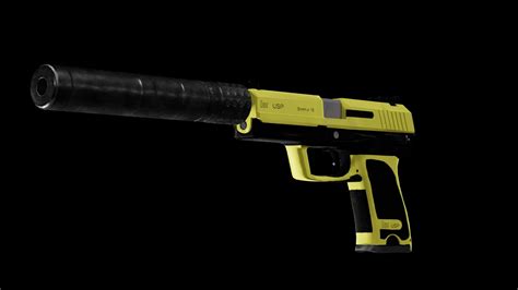 Pistol Usp Game Ready Low Poly Flippednormals