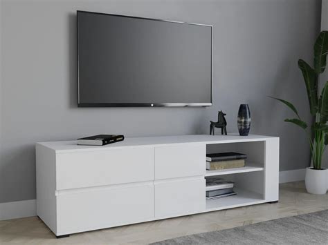 Купити Тумба під телевізор з дверцятами приховані ручки T205 ціна фото Moreli