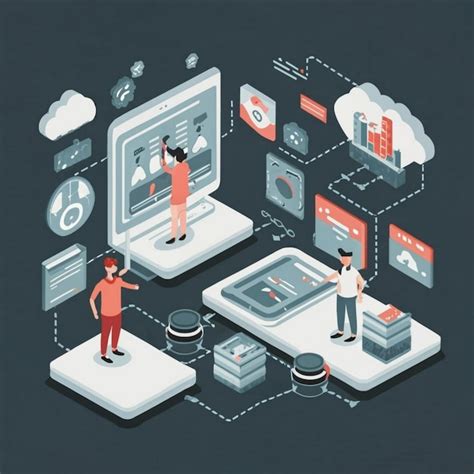 Premium Photo Supply Chain Simulation Concept Icon Logistics Network