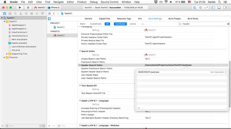 objective c file not found on xcode9 3 stack overflow