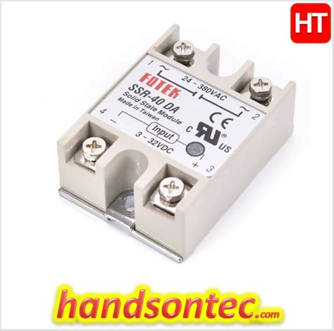Ssr 40da Solid State Relay 40a~380vac Lazada
