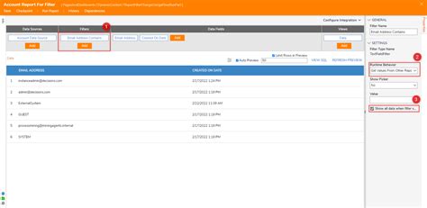 Filtering Reports Via Page Control Page Controls
