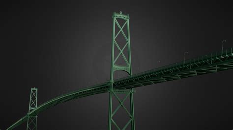 Bears Gate Bridge Wip 1 3d Model By Hydrog2n [383fdab] Sketchfab