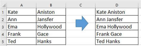 How To Join Data From Two Cells Columns Into One Cell In Excel