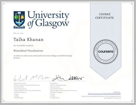 Completion Of Biomedical Visualization Course Talha Khanan Posted On The Topic Linkedin