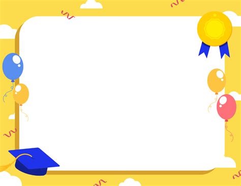 Free Yellow Background Kindergarten Certificate Template To Edit Online