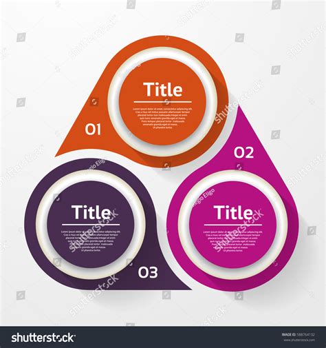 Vector Circle Infographic Template Diagram Graph Stock Vector Royalty
