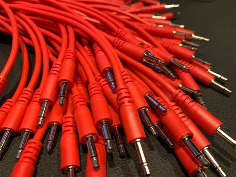 Red Modular Synth Patch Cable Eurorack Mono Jack For Sale In Athy Kildare From Justincase1