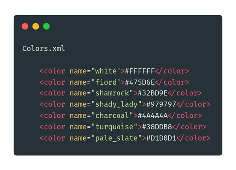 Naming Conventions For Colorsxml In Android Development Proandroiddev