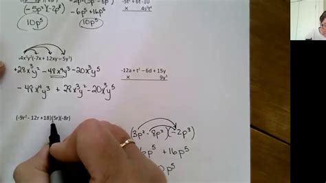 P10 4 Polynomial Multplication Monomial X Polynomial Continued YouTube