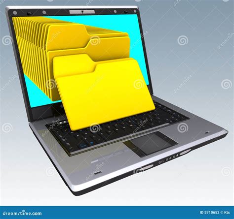 Notebook Files Stock Illustration Illustration Of Selection 5710652