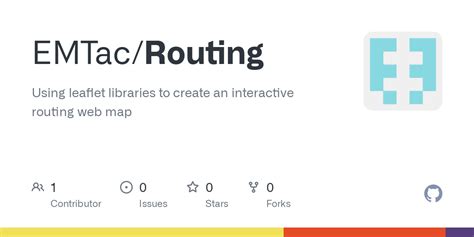 github emtac routing using leaflet libraries to create an