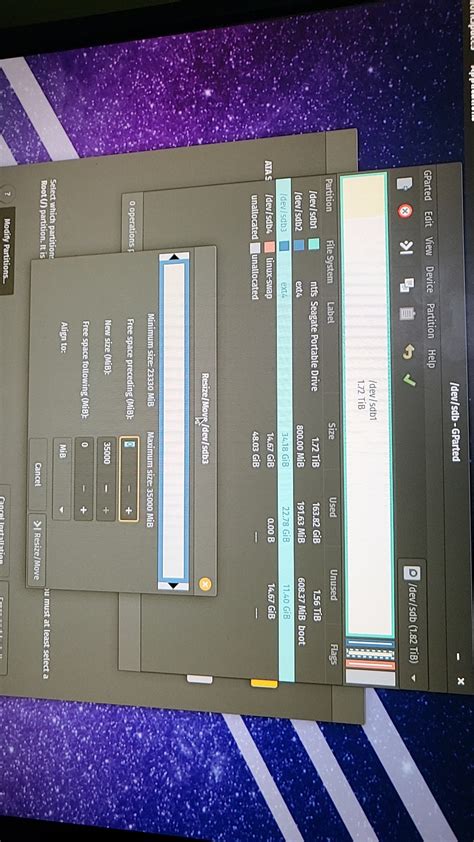 I Cannot Resize Or Merge My Root Partition To The Unallocated Space R Pop Os