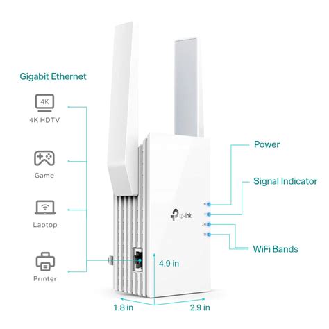 TP Link TP Link RE X AX Wi Fi Range Extender White RE X Best Buy