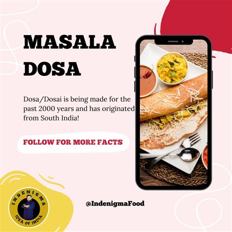 Dosa Facts Dosa History Masala Dosa Story Masaladosa Dosa