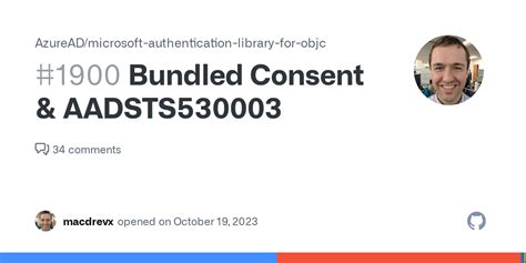 Bundled Consent AADSTS530003 Issue 1900 AzureAD Microsoft