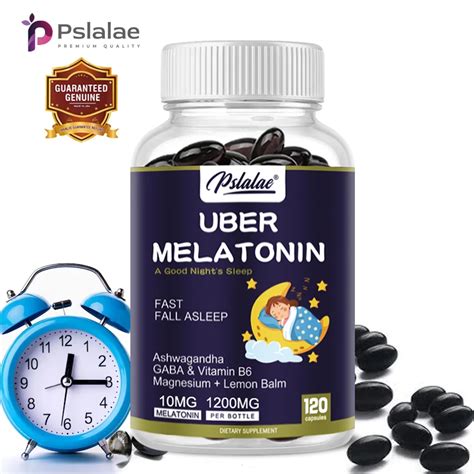 Cápsulas De Melatonina Para Adultos 10 Mg Contiene L Teanina