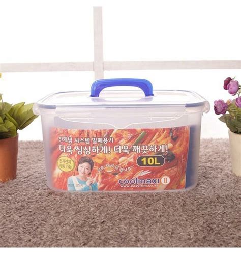 쿨맥시ll 직사각 밀폐11호 10l 밀폐용기김치보관보관용기김치통주방용품 티몬