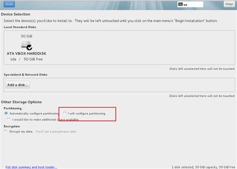 vinoth s tech blog manual partitioning of oracle linux 7 1 in oracle vm