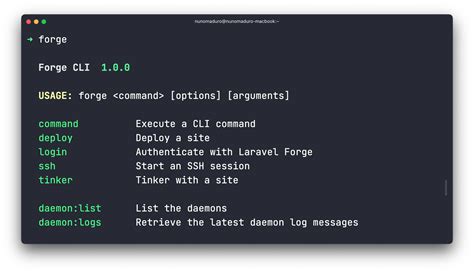 Blog Forge Introducing The Forge Cli Best Laravel Development And Web Services Agency