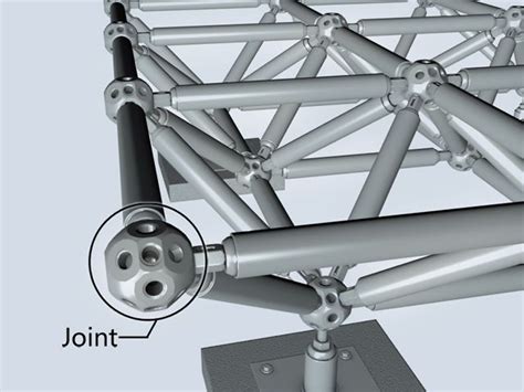 Conection System Steel Architecture Space Frame Roof Architecture