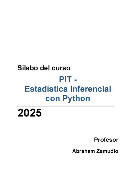 Pit Estadística Inferencial Con Python Speaker Deck