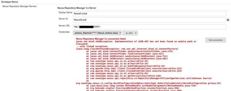 Java Docker Jenkins Jdk11 Fails To Connect To Nexus Due To Jaxb Api Has Not Been Found