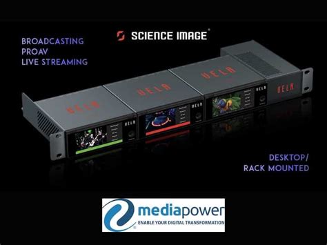 Science Image VELA RACK SDI Codifica Decodifica Registrazione K E Altro Media Power