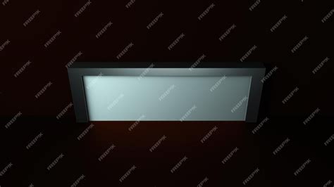 Premium Photo 3d Render With Shape Surface With Reflection Abstraction Of Interior Computer