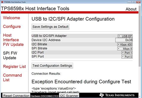 TPS65986 Loading Firmware Using USB Endpoint Interface Forum Interface TI E2E Support Forums