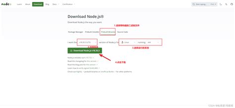 Linux环境安装配置nodejs详细教程linux安装nodejs Csdn博客