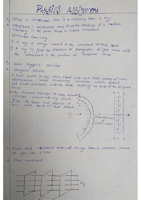 SOLUTION Physics Assignment Notes Studypool