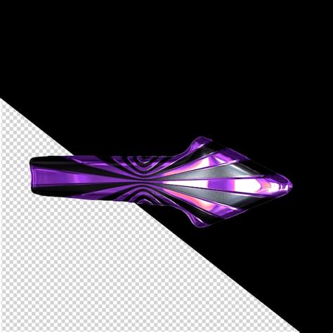 Premium Psd Purple Symbol