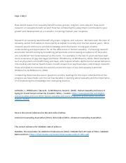 Topic DQ Docx Topic DQ How Would Research On Sexuality Benefit Various Groups