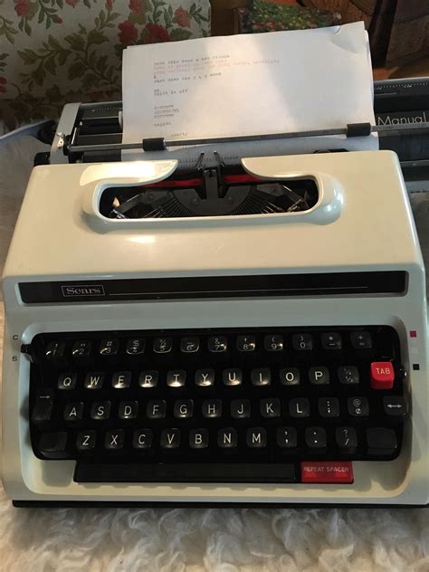Any Ideas How To Fix Backspace Key This Is A Sears Manual Typewriter And The Backspace Key Has
