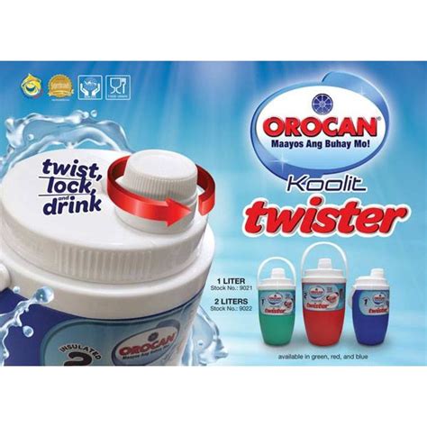 OROCAN COOLMAN JUG OROCAN TWISTER JUG WATER JUG WATER DISPENSER Liter Liter Lazada PH