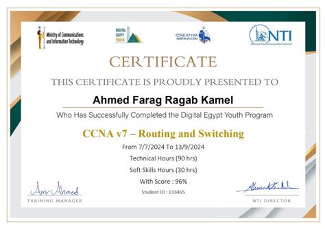 ahmed farag on linkedin ccna cisco nti networkengineer networking
