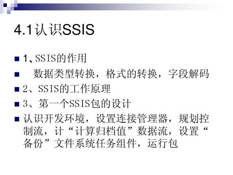用ssis对数据进行etl操作 word文档在线阅读与下载 免费文档