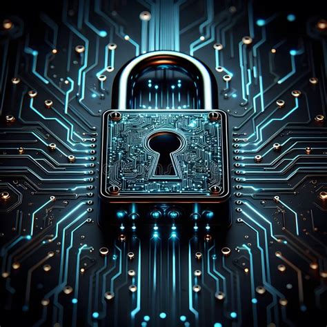 Digital Code Safe Password Lock Concept Security Of Network And Data Privacy Protect Access