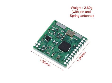 Transceptor Inalambrico Si4432 433mhz 470mhz 1000mt Yorobotics