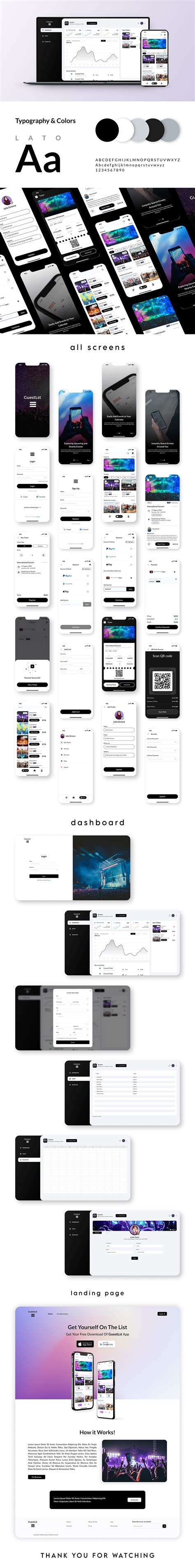 Online Event Booking App Uxui Design Behance