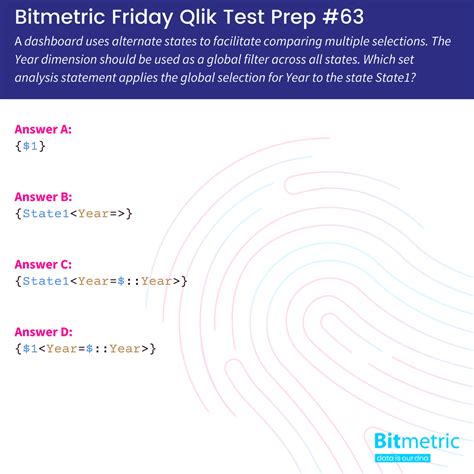 Bitmetric Friday Qlik Test Prep 63 Alternate States Rqliksense